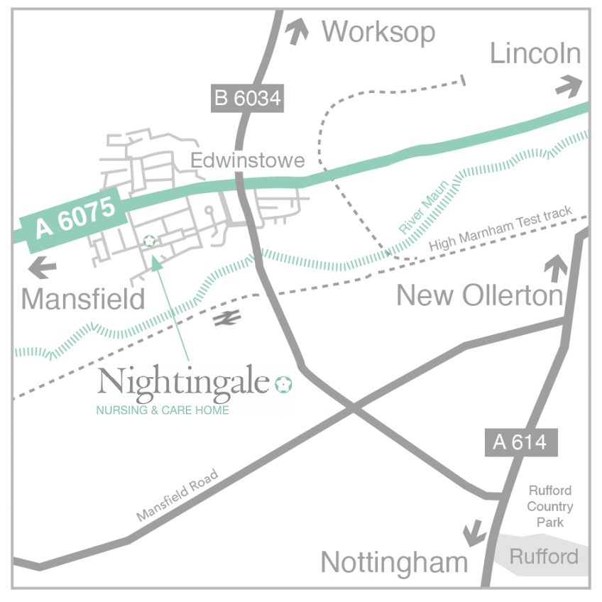 Directions - How to find Nightingale Care Home